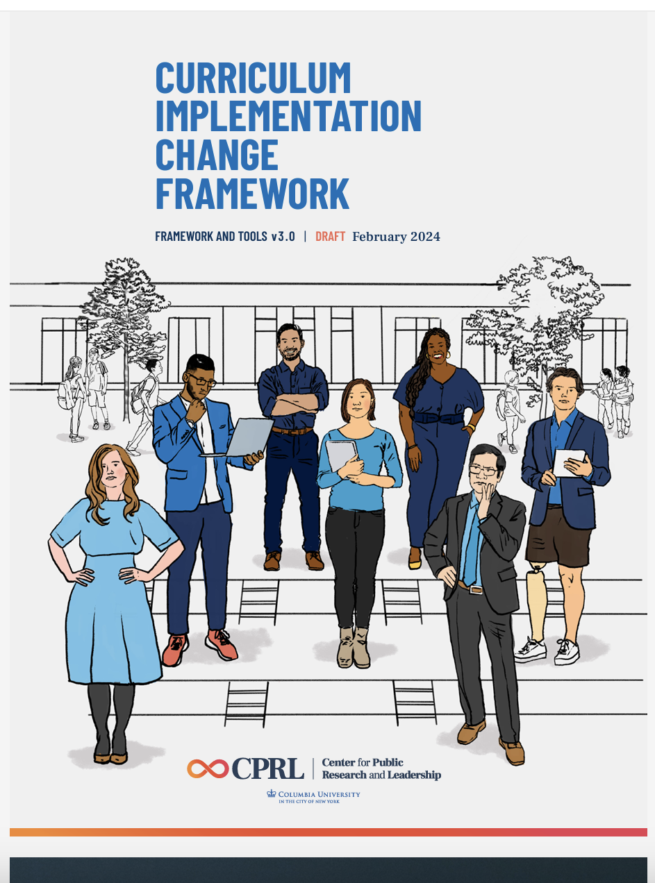 Curriculum Implementation Change Framework | Center for Public Research & Leadership